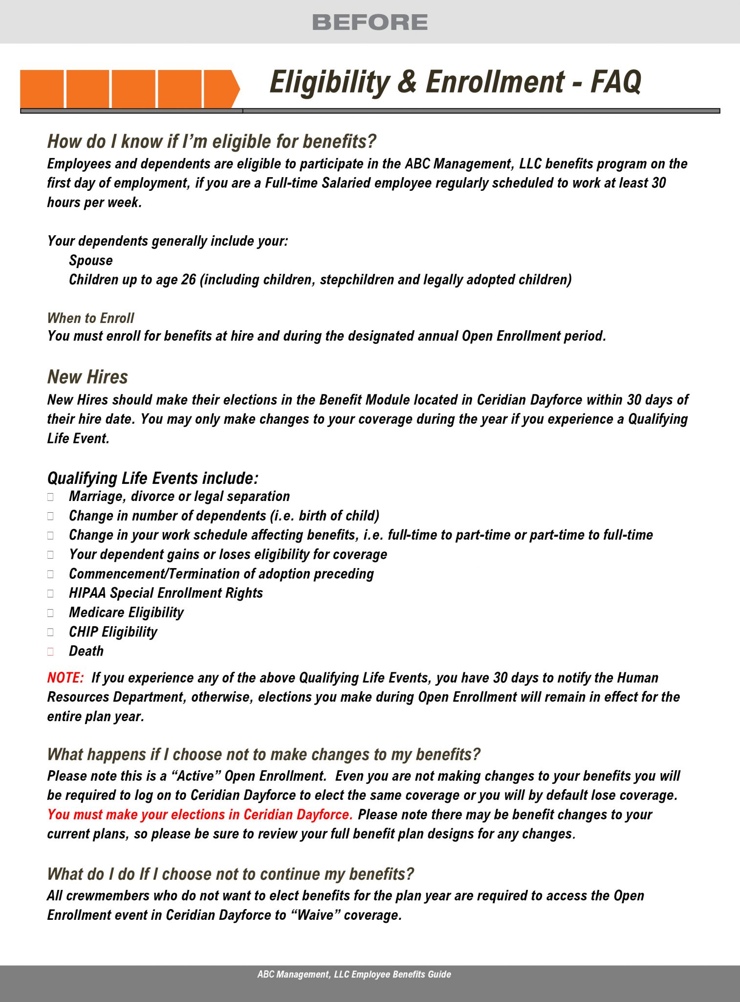 Open Enrollment Communication: More Before-and-After Makeovers | Write ...